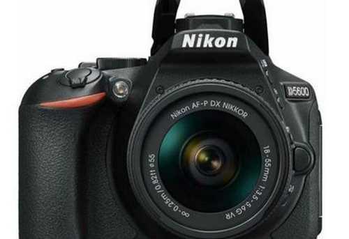 Фотоаппарат nikon d5600 kit AF-p 18-55 f/3.5-5.6