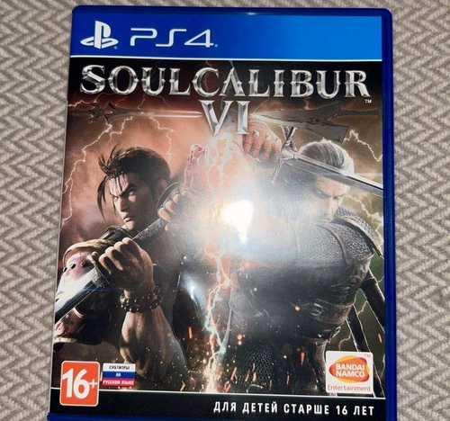 Игра для playstation ps4 soulcalibur 6