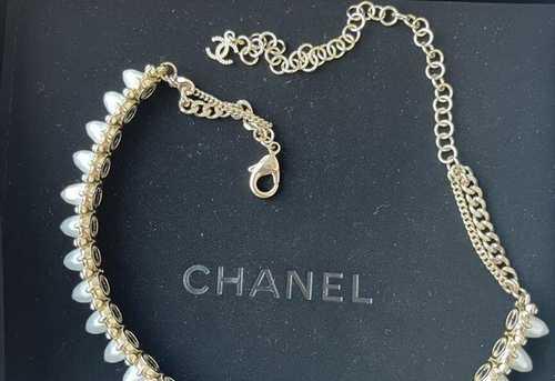 Чокер ожерелье chanel оригинал полный комплект
