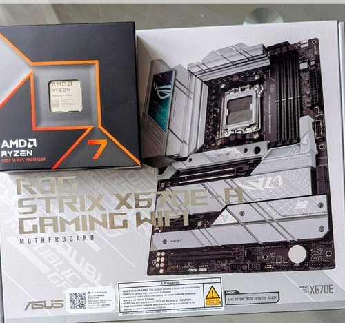 Asus ROG Strix X670E-A Gaming   AMD Ryzen 7 9700X