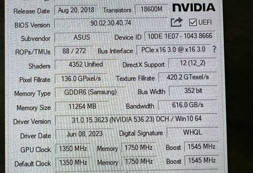 Asus rtx 2080ti