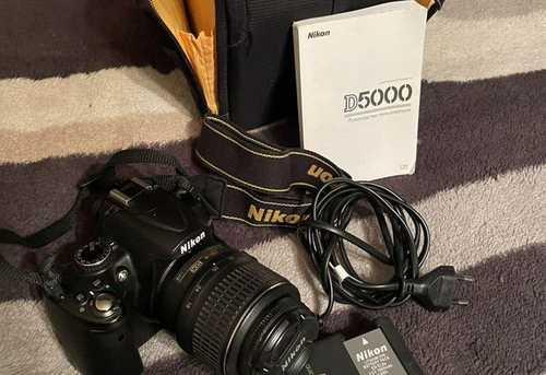 Зеркальный фотоаппарат Nikon D5000 + Nikon DX