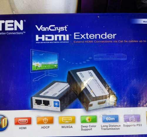 Hdmi удлинител Extender aten VE800 на 40-60m