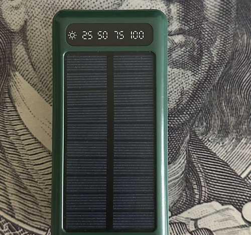 Powerbank solar charging