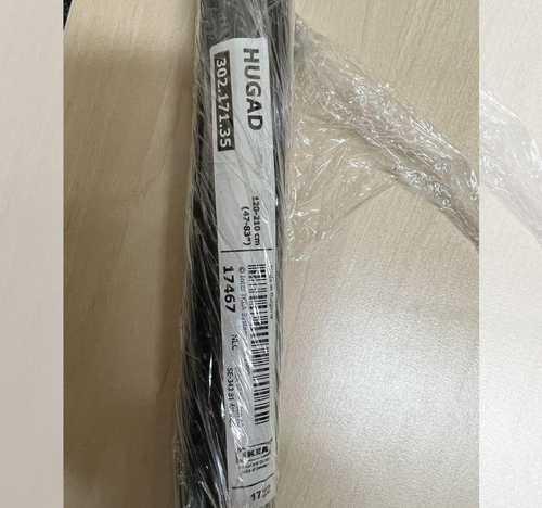 Карниз икея Хугад черный 120-210 см
