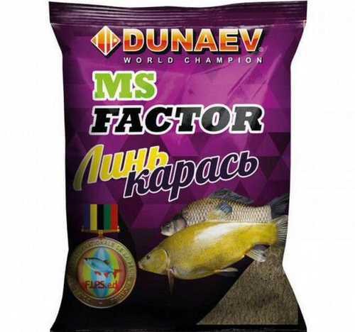 Прикормка "Dunaev-MS factor" 1кг Линь Карась