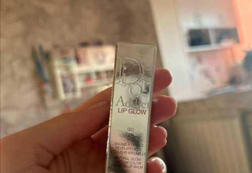 Бальзам для губ dior addict lip glow 001 новый