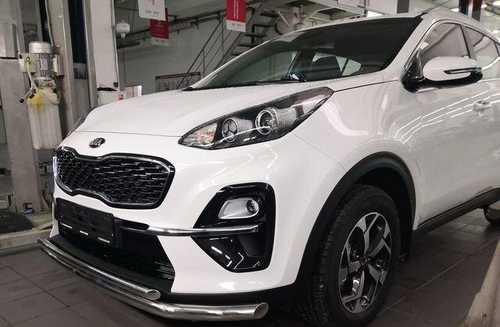 Защита бампера перед двойная KIA Sportage 2018