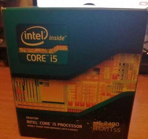 Процессор intel core I5 2400 LGA1155 с кулером