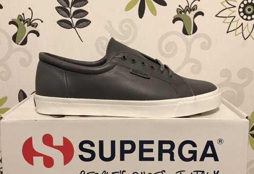 Кожаные кеды Superga 42