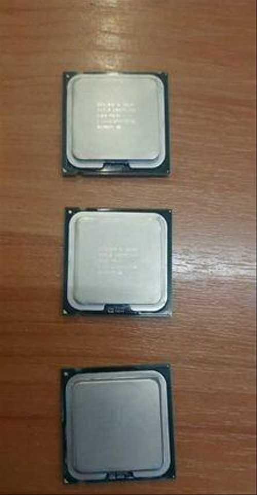 Процессор Intel Core 2 Duo E8500 и E6400 и i3 2100