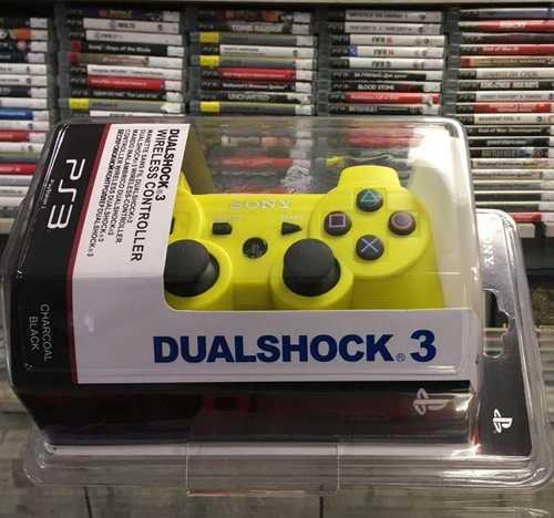 Dualshock 3 Yellow New + Наушники Samsung