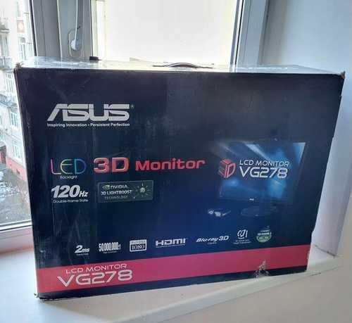 120Гц монитор 27" Asus VG278H +3DVision 2 очкт