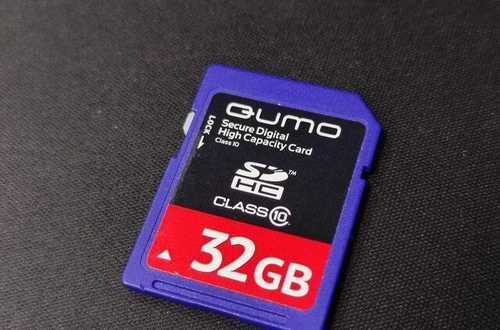 SD карта памяти 32GB HC10 qumo #124057