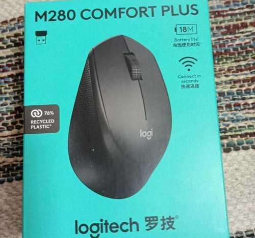 Игровая мышь logitech m280 comfort plus