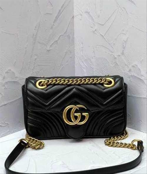 Сумка женская для девушек Gucci GG Marmont