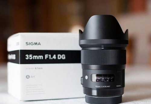 Sigma AF 35mm f/1.4 Art Canon EF новый