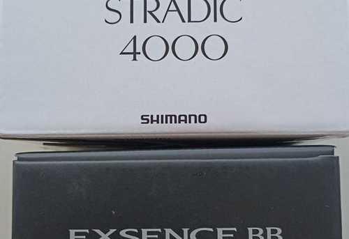 Shimano 19 stradic 4000.Exsence BB3000 MHG