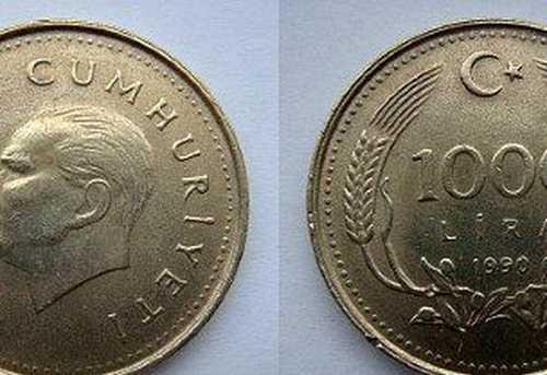 Турция, 1000 лир, 1990г