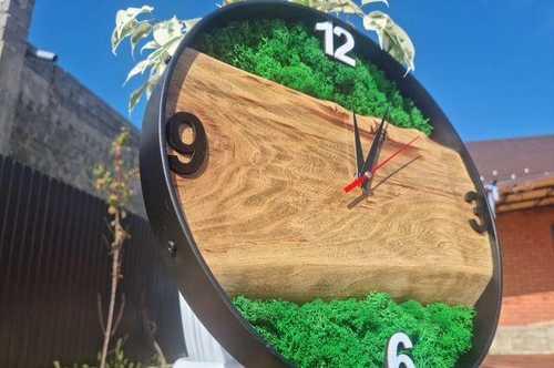 Часы настенные из дерева d35