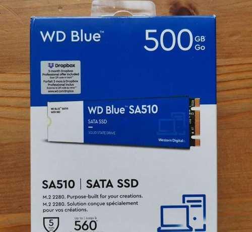 500 гб SSD M.2 WD Blue SA510 WDS500G3B0B