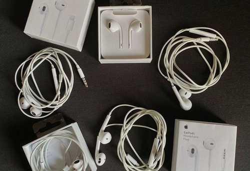 Наушники apple earpods lightning и 3.5mm