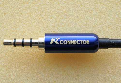 Штекер Audio Jack стерео 3.5мм 4 контакта