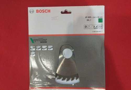 Диск пильный Bosch Optiline Wood 165х30 мм 36T new