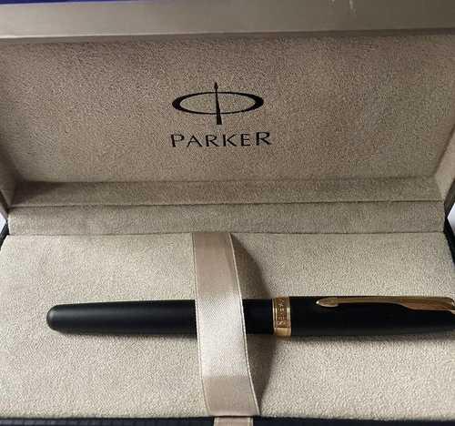 Перьевая ручка parker sonnet matte black GT