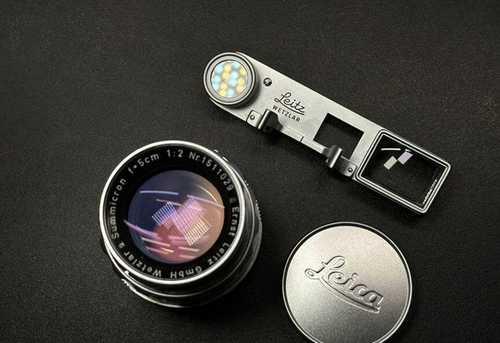 Leica Summicron 50 Dual Range DR M с очками