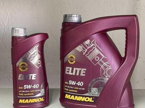 Моторное масло mannol elite 5W40 4 Л