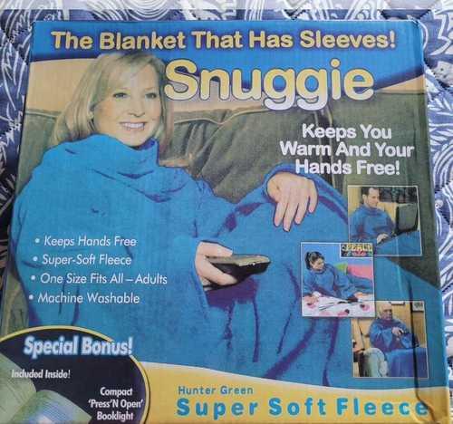 Плед с рукавами snuggie новый розовый