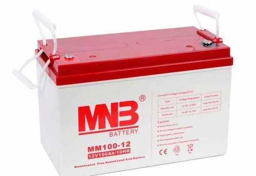 Аккумулятор MNB MM100-12 AGM, АКБ AGM GEL для ибп