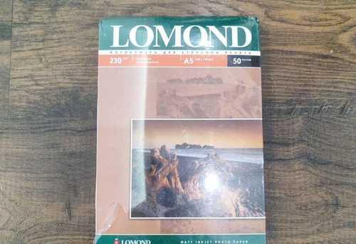 Фотобумага матовая lomond A5 50 листов 230г/м2