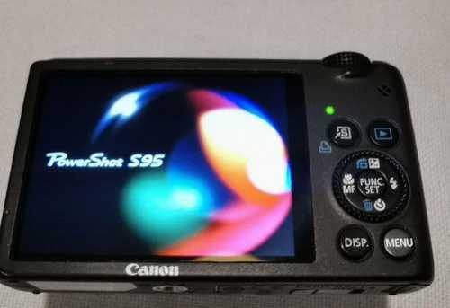 Компактный фотоаппарат Canon S95 на запчасти