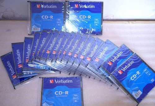 Диски CD-R Verbatim 80min 20шт