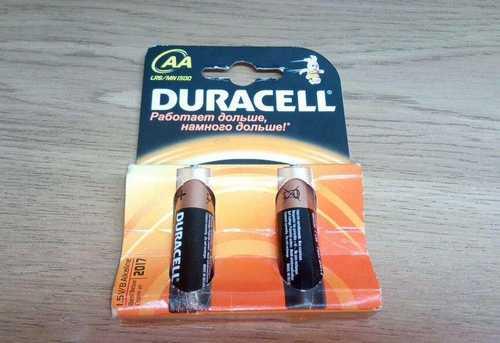 Батарейки duracell пальчиковые 2 шт