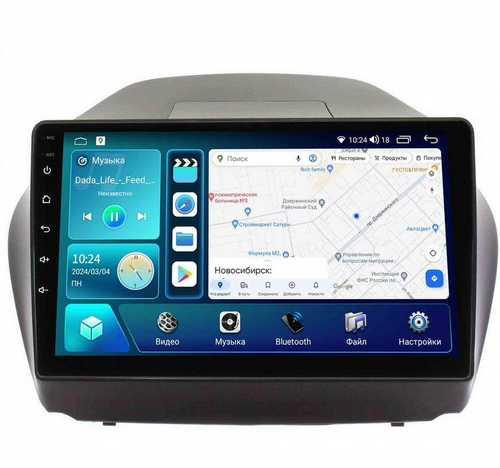 Магнитола Hyundai ix35 09-15 Android 4 32 FYT 10"