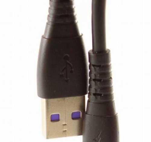 USB Кабель Type-C "oino" M160, силиконовый, 2.5A, Черный, 1 м