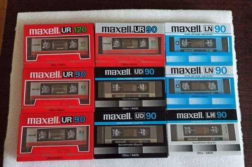 Новые аудиокассеты maxell с лентой type I normal