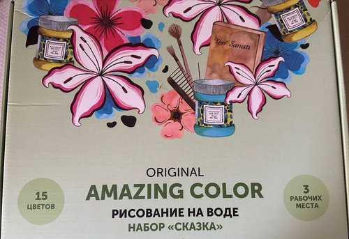 Эмбру рисование на воде amazing color