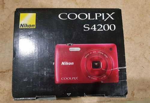 Цифровой фотоаппарат Nikon coolpix s4200