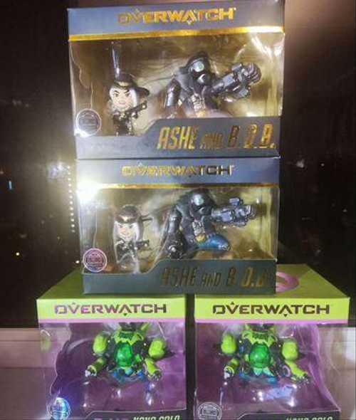 Фигурки Overwatch Blizzard D.VA ashe B.O.B