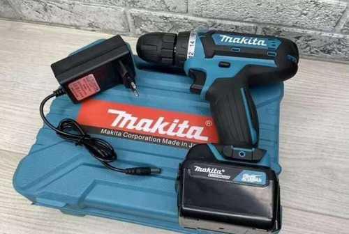 Аккумуляторная дрель шуруповерт makita 21v