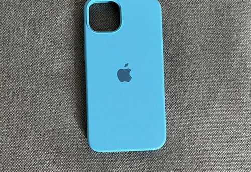 Чехол на iPhone 13 pro голубой