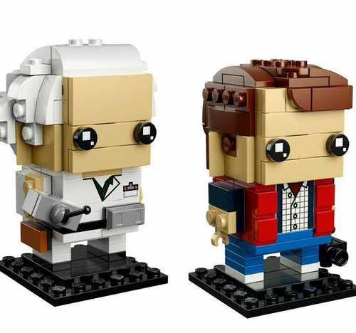 Набор lego BrickHeadz 41611 Marty McFly & Doc Brown