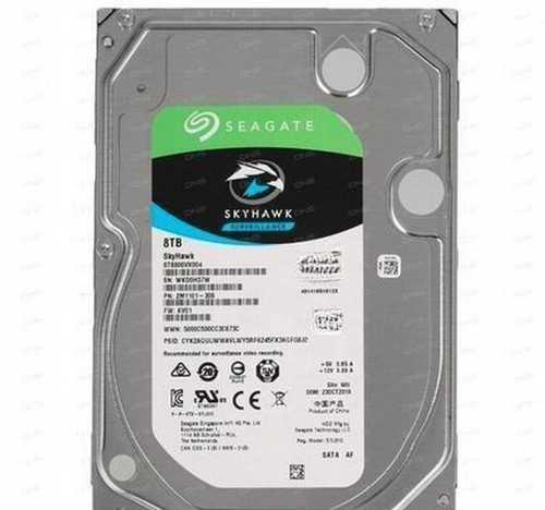 8 тб Жесткий диск Seagate SkyHawk ST8000VX004