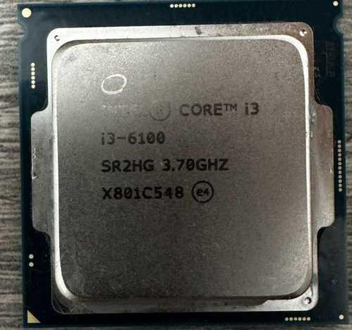 Процессор intel core i3-6100