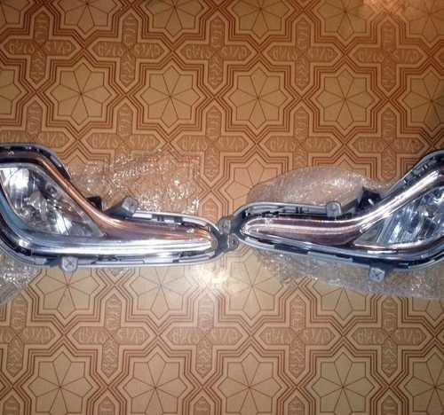 Противотуманки на hyundai solaris 1 2010-2014