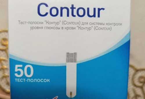 Тест полоски - контур